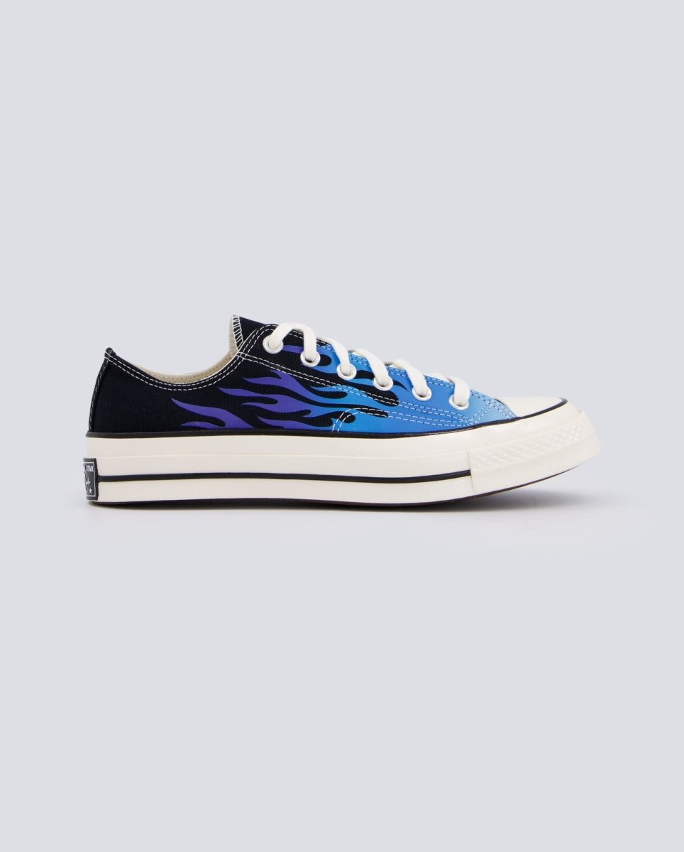 Converse Chuck 70 Fire Llamas Azul Corte Bajo Hombre A15611C | Legit