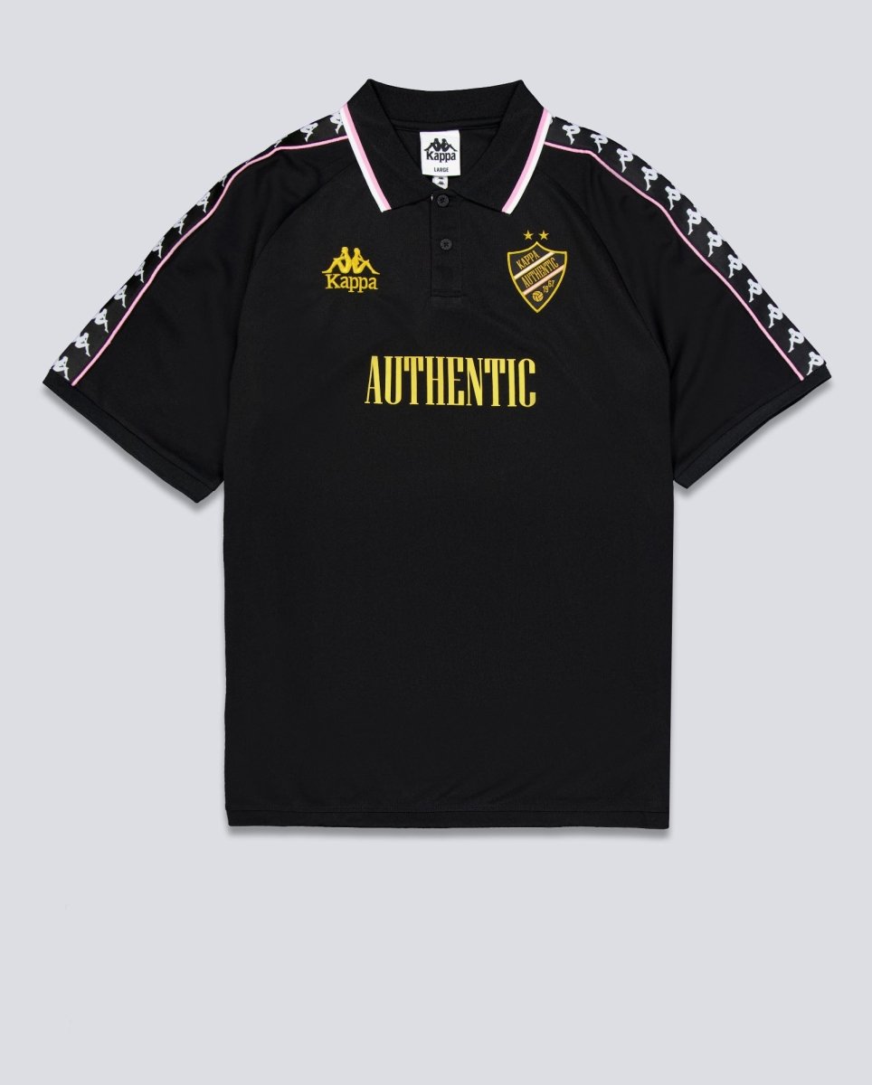Camiseta Kappa 222 Banda Stafen Negro Unisex 38254UW-S04 | LEGIT