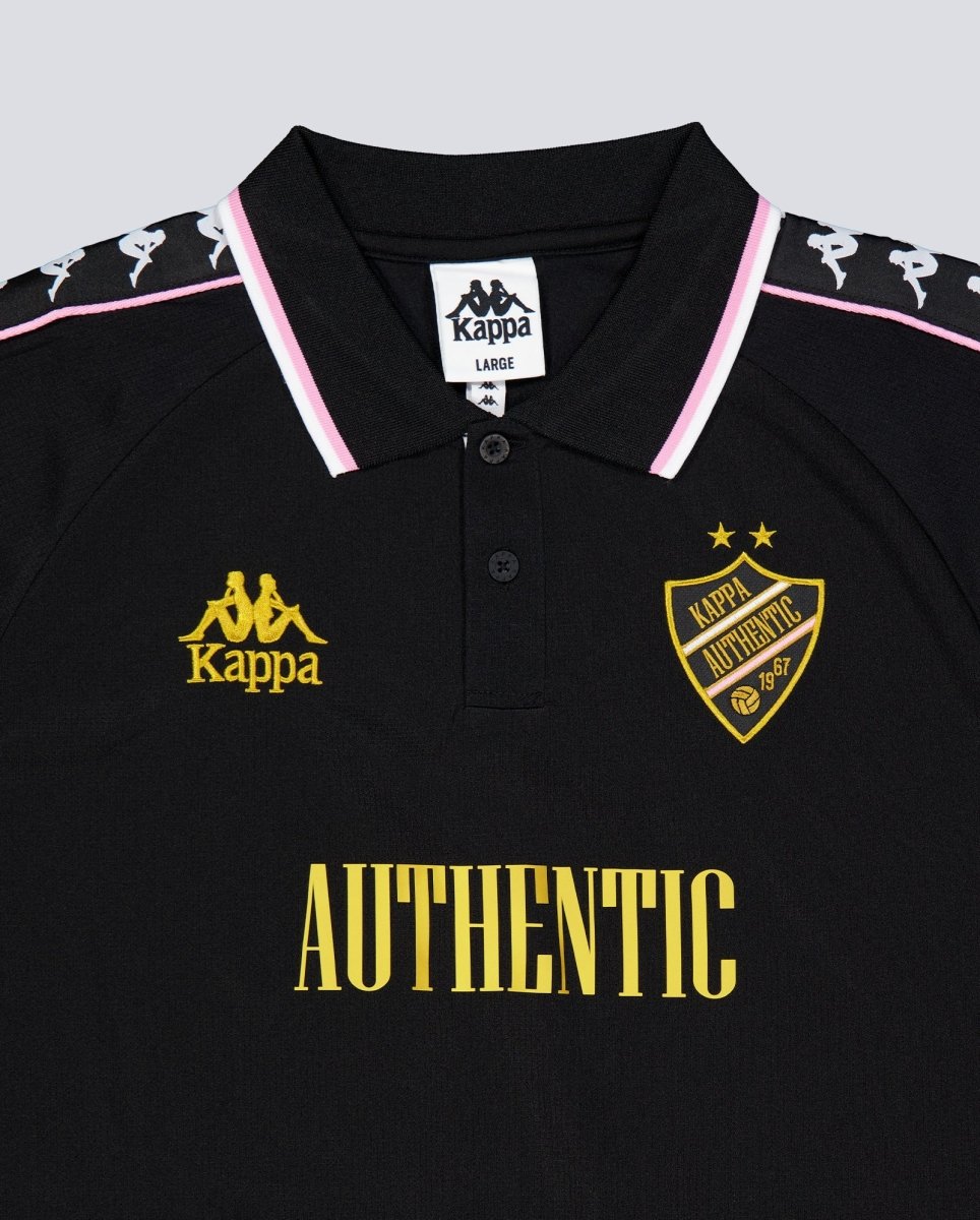 Camiseta Kappa 222 Banda Stafen Negro Unisex 38254UW-S04 | LEGIT