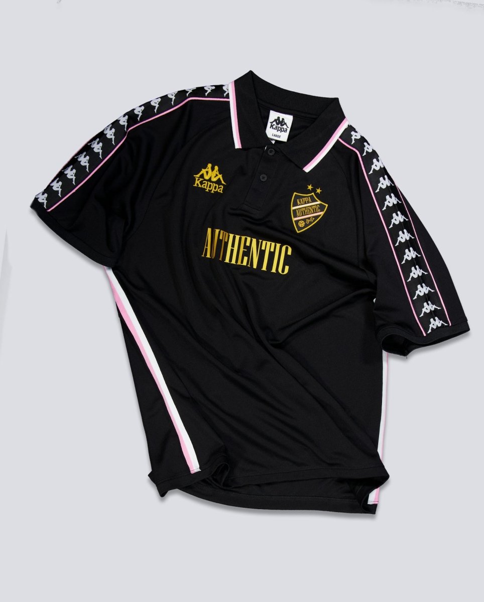 Camiseta Kappa 222 Banda Stafen Negro Unisex 38254UW-S04 | LEGIT