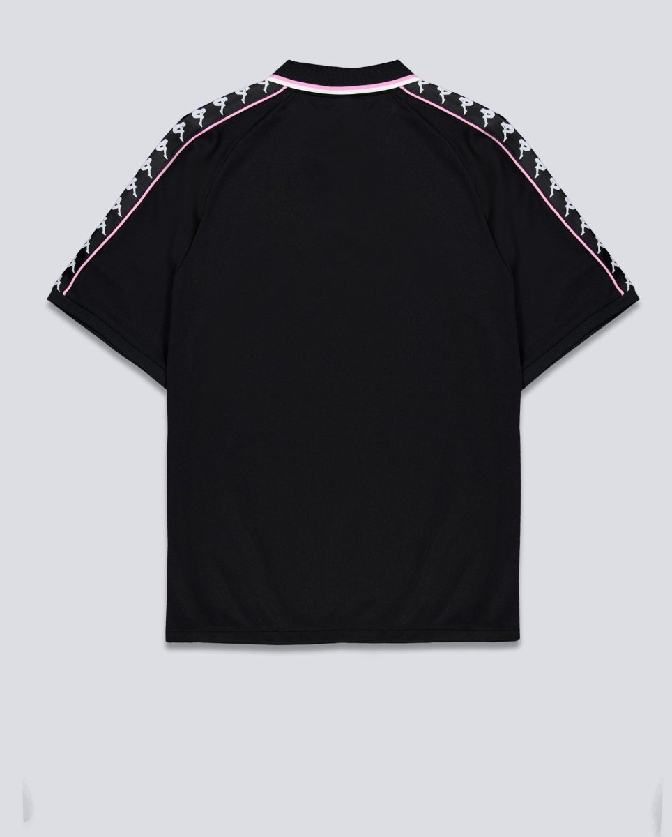 Camiseta Kappa 222 Banda Stafen Negro Unisex 38254UW-S04 | LEGIT